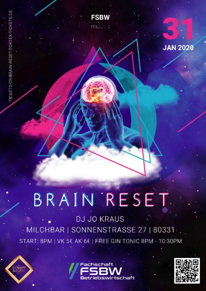 Tickets für Brain Reset am 31.01.2020 kaufen - Online Kartenvorverkauf